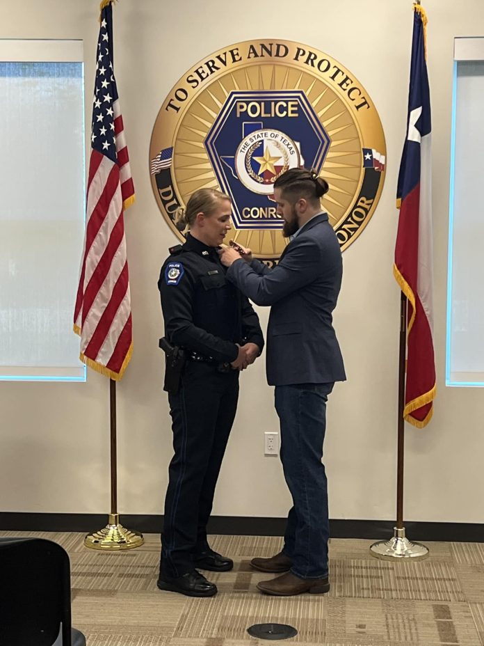 CONROE POLICE SWEAR IN NEW OFFICERS | montgomery county police reporter